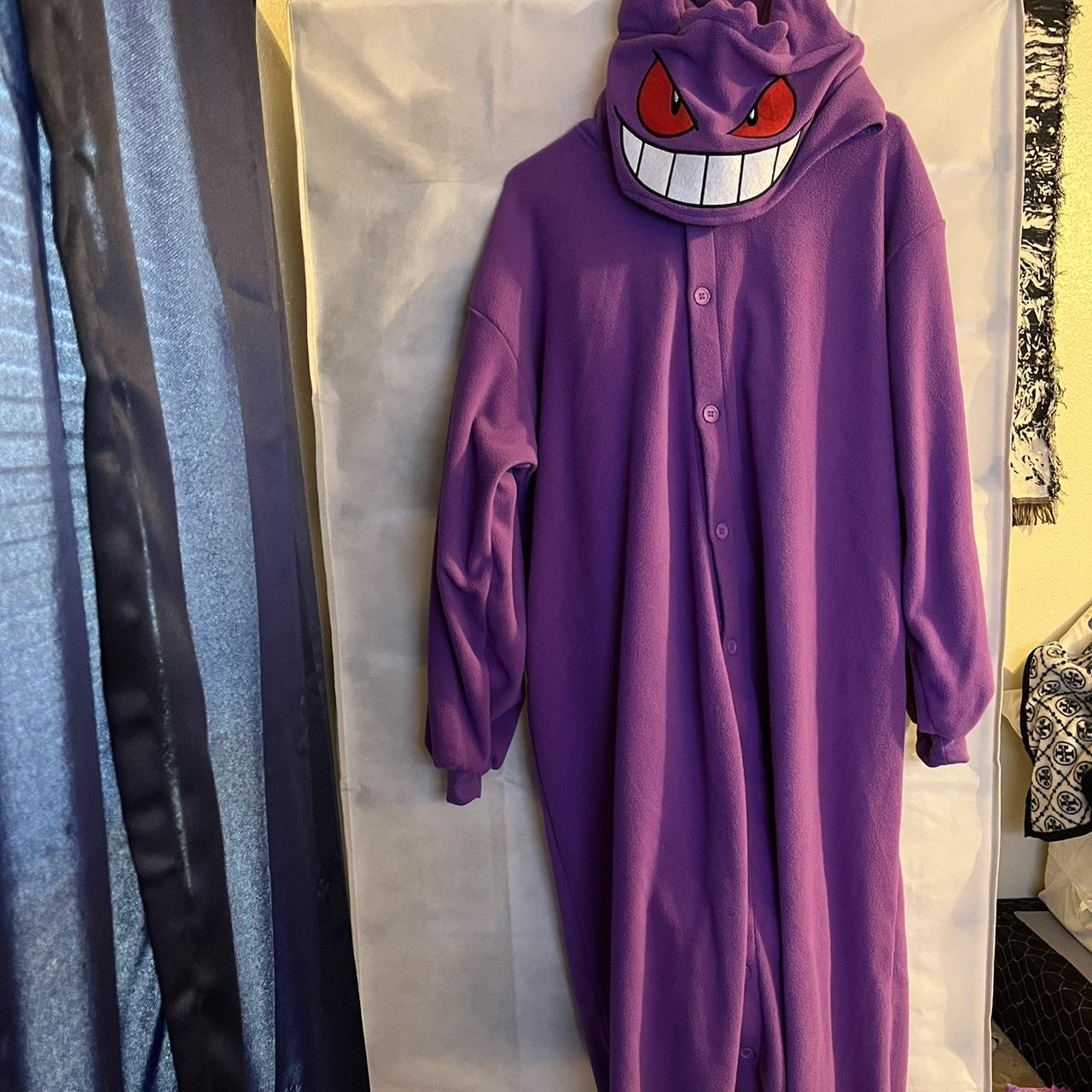 SAZAC Gengar Pokemon Kigurumi Onesie Purple... - Depop