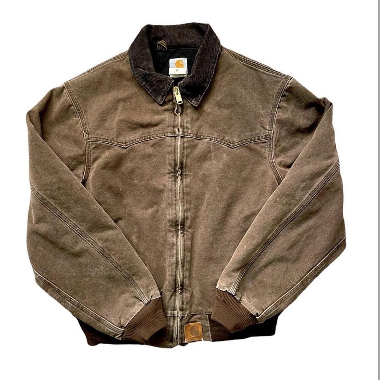 Vintage Carhartt Brown Jacket Size - Men’s Medium,... - Depop