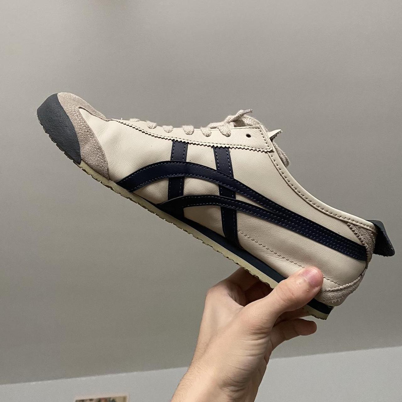 Onitsuka tiger Mexico 66 White/navy color way Size... - Depop