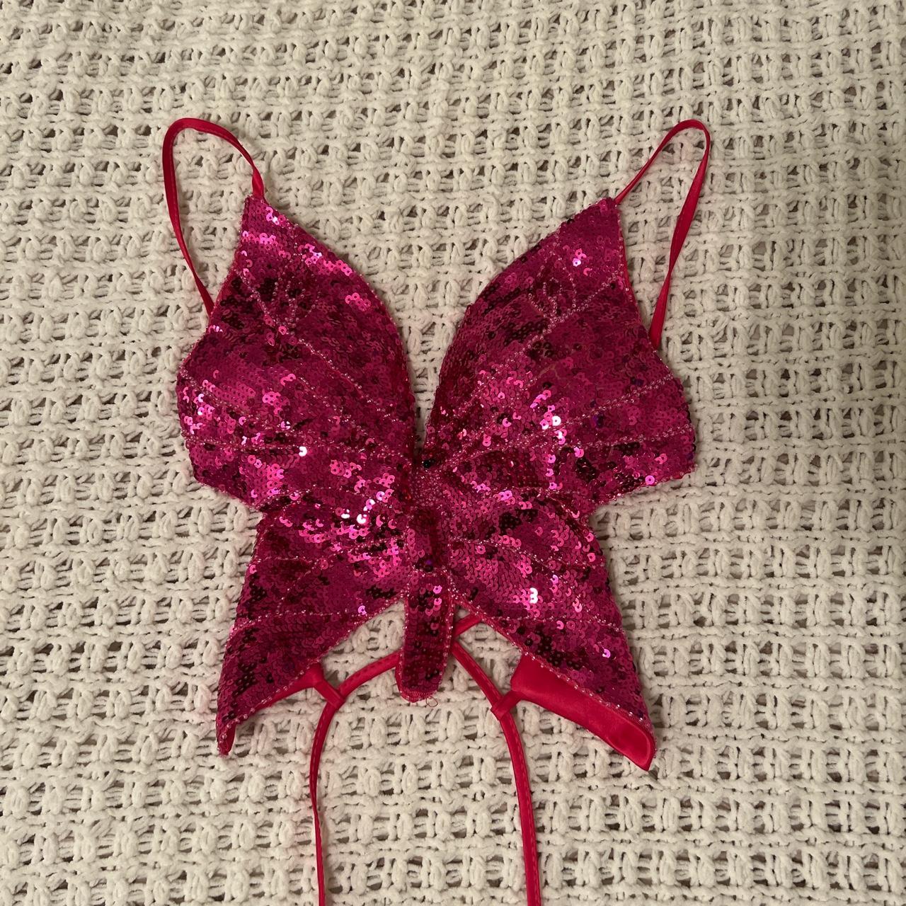 Sequin Butterfly Top 🪩 I had to sew one of the... - Depop