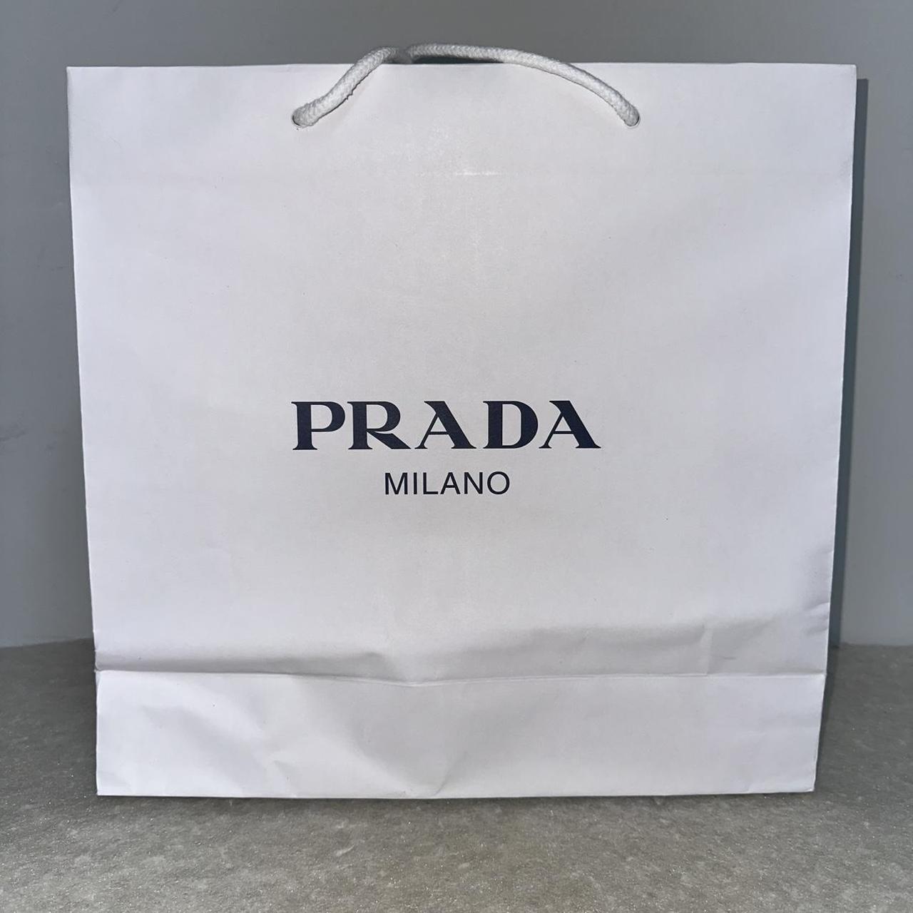 Prada Gift Bag Empty Prada paper gift bag. Has been... | Depop