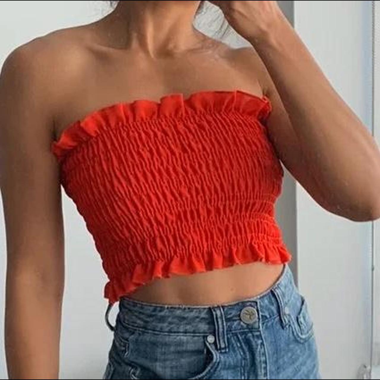 Kendal & Kylie red tube top Perfect for upcoming... - Depop