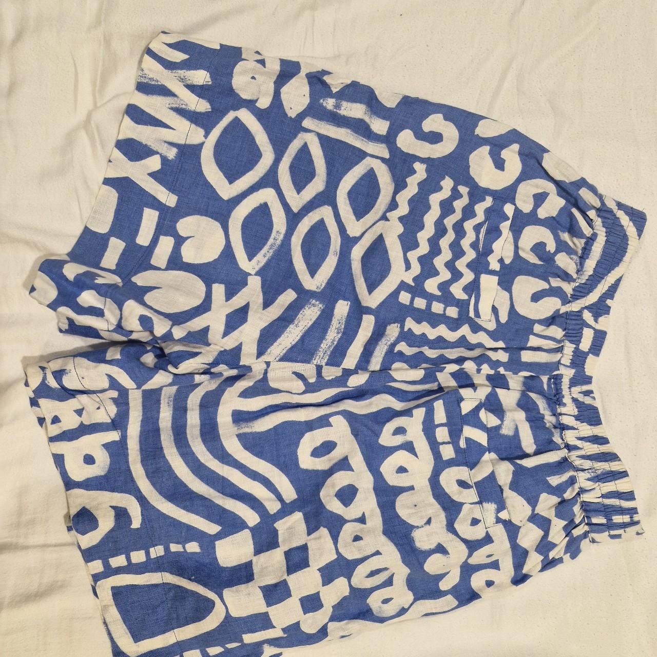 Gorman high-waisted, linen shorts Size 8 (but I... - Depop