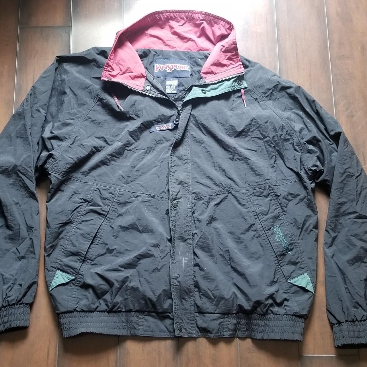 Vintage Jan Sport zip up light jacket. Small stains... - Depop