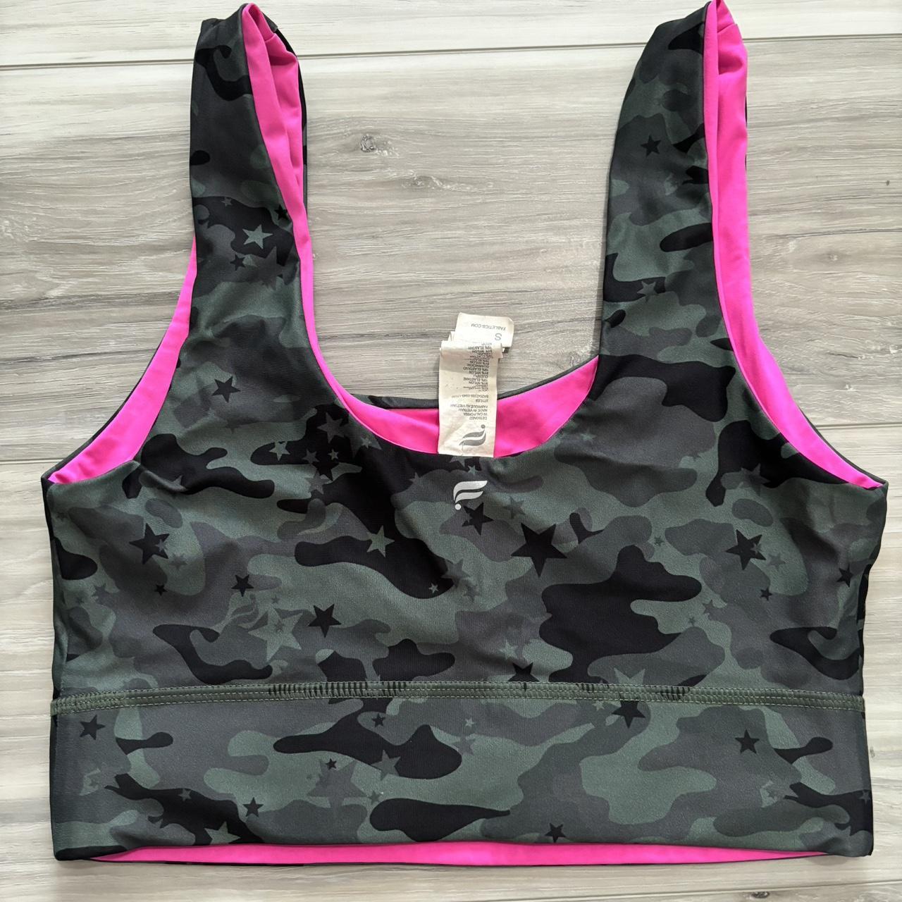reversible fabletics sports bra size small - Depop