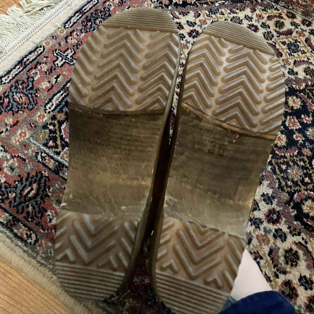 Incredibly cute Danish wooden clogs Perfectly worn... - Depop