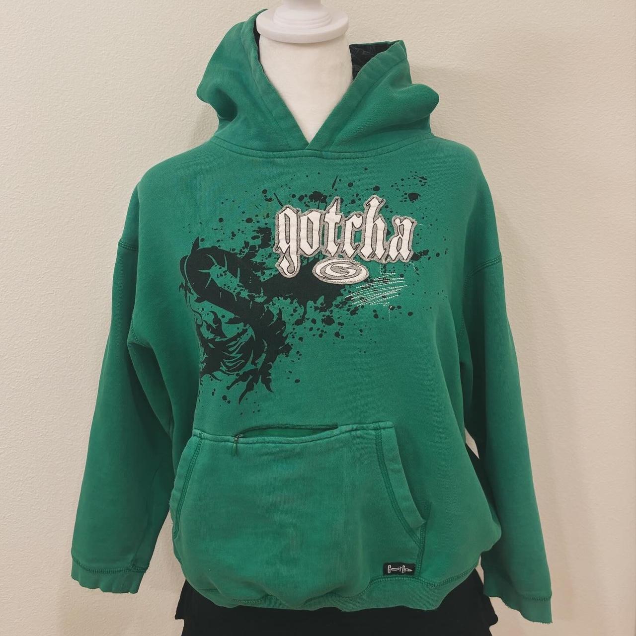 GOTCHA HOODIE SIZE: LARGE - Depop
