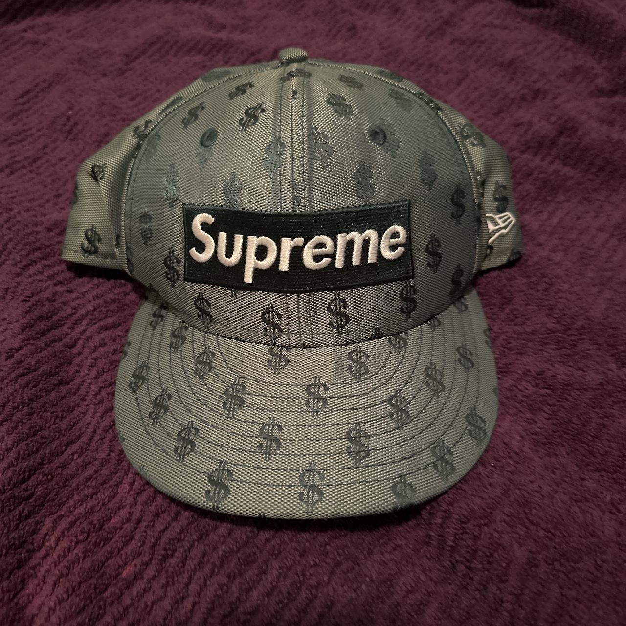 supreme dollar sign hat never worn - Depop
