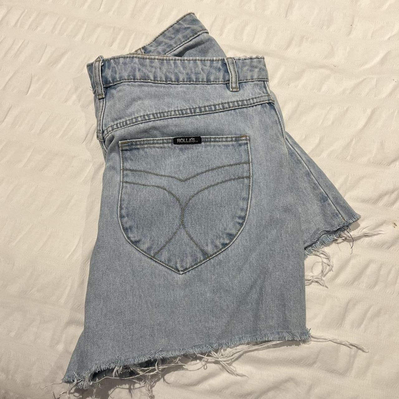 Rollas Denim shorts In great condition! Size 16 - Depop