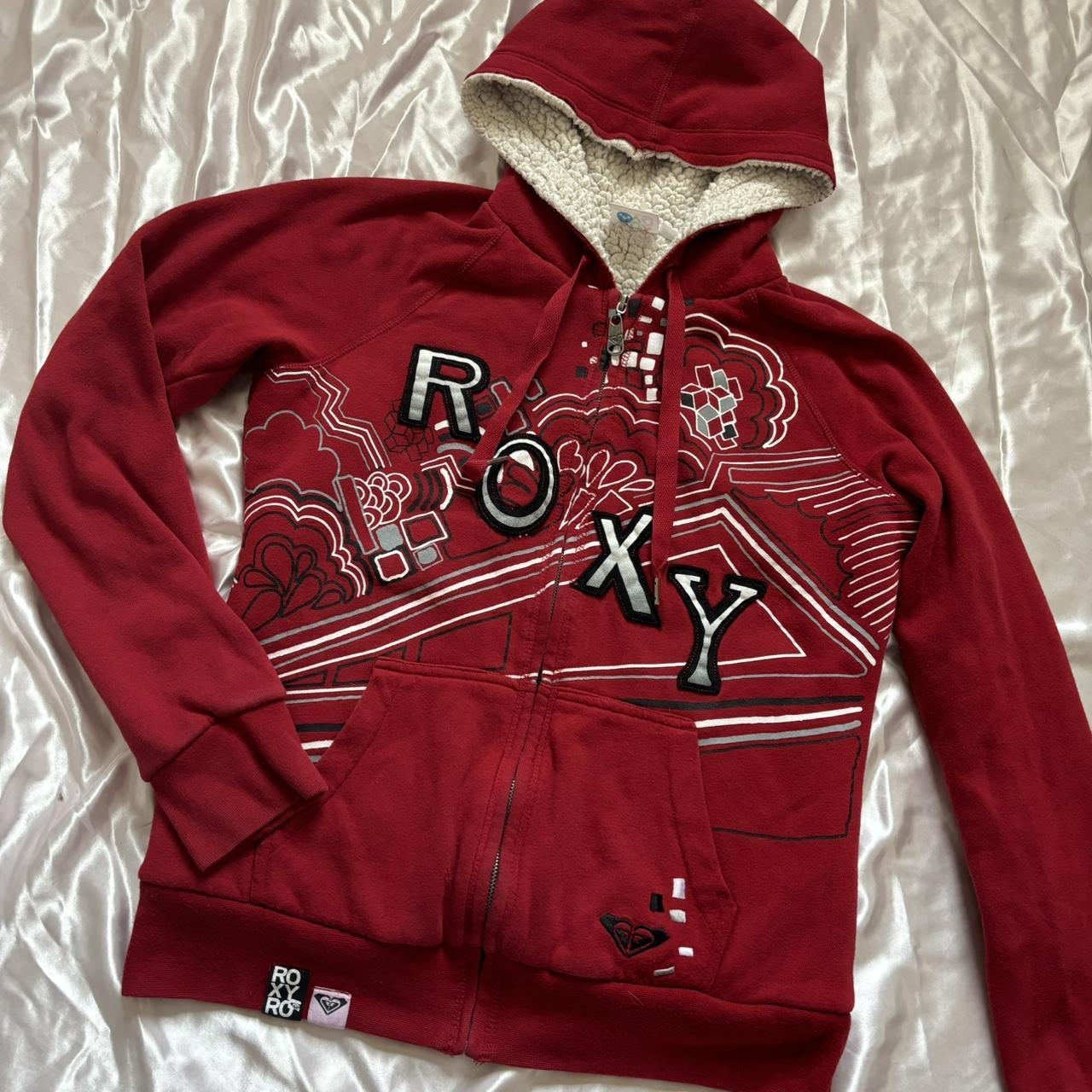 Y2k roxy jacket! ⭒ Size medium-large (model is a... - Depop