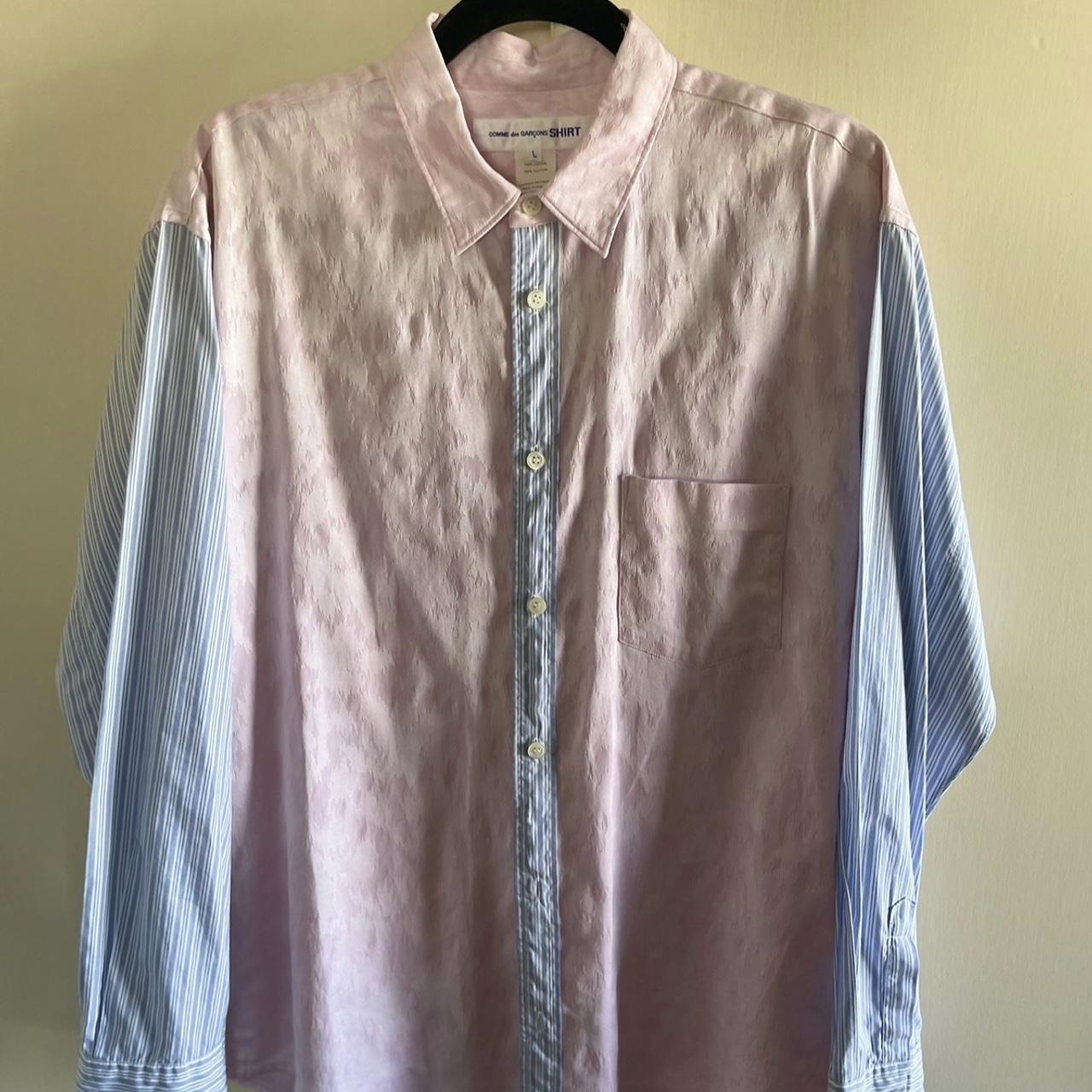 Comme des Garçons Men's Pink Shirt | Depop