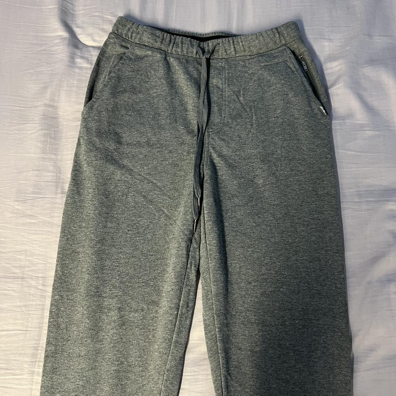 small grey eddie bauer lounge sweatpants - Depop