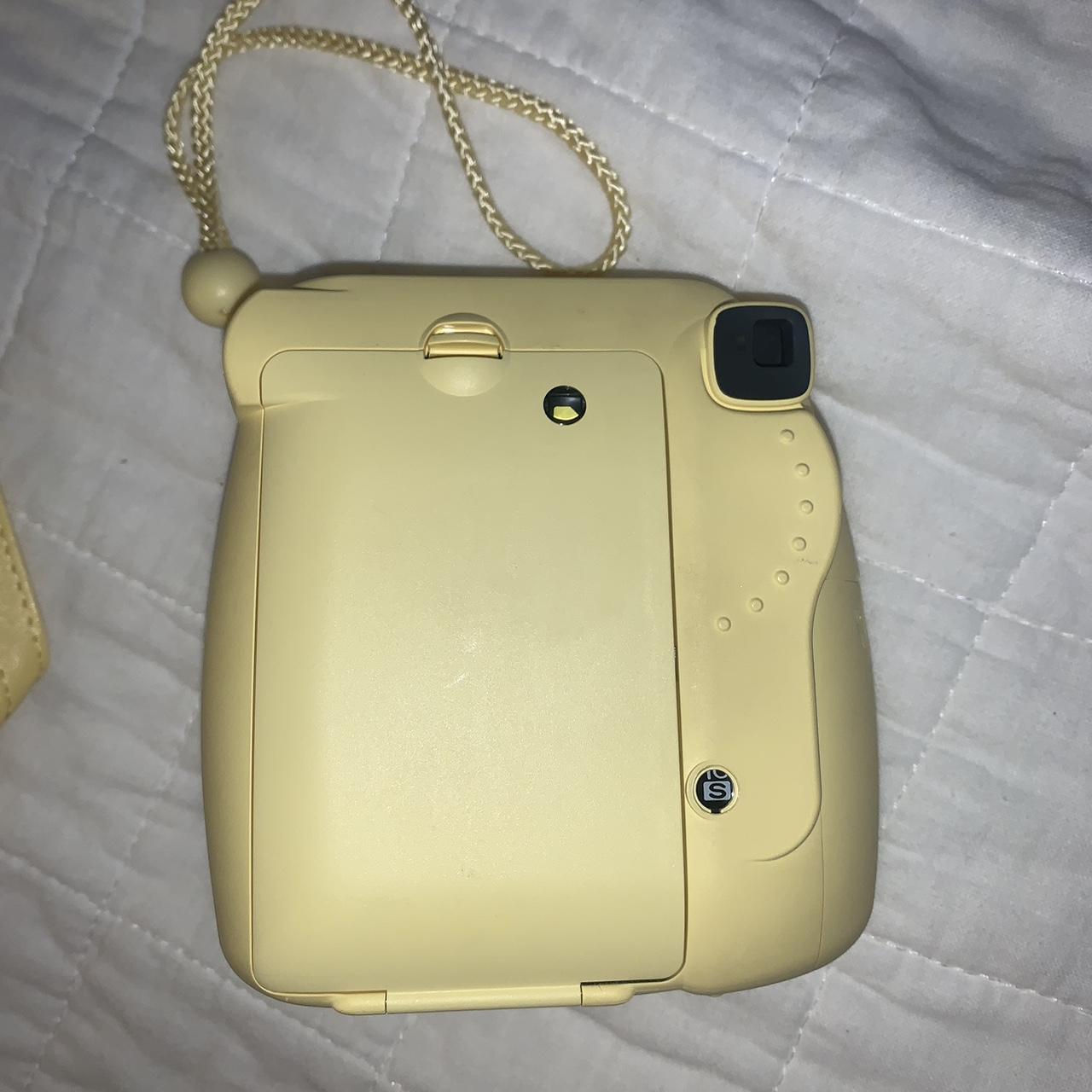 Pale yellow Fujifilm Instax Mini 8 camera. Takes... - Depop