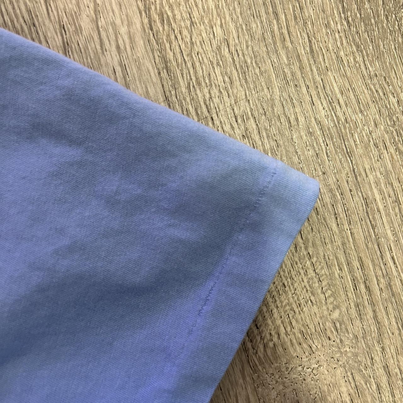 polo ralph lauren baby blue tee good condition no... - Depop