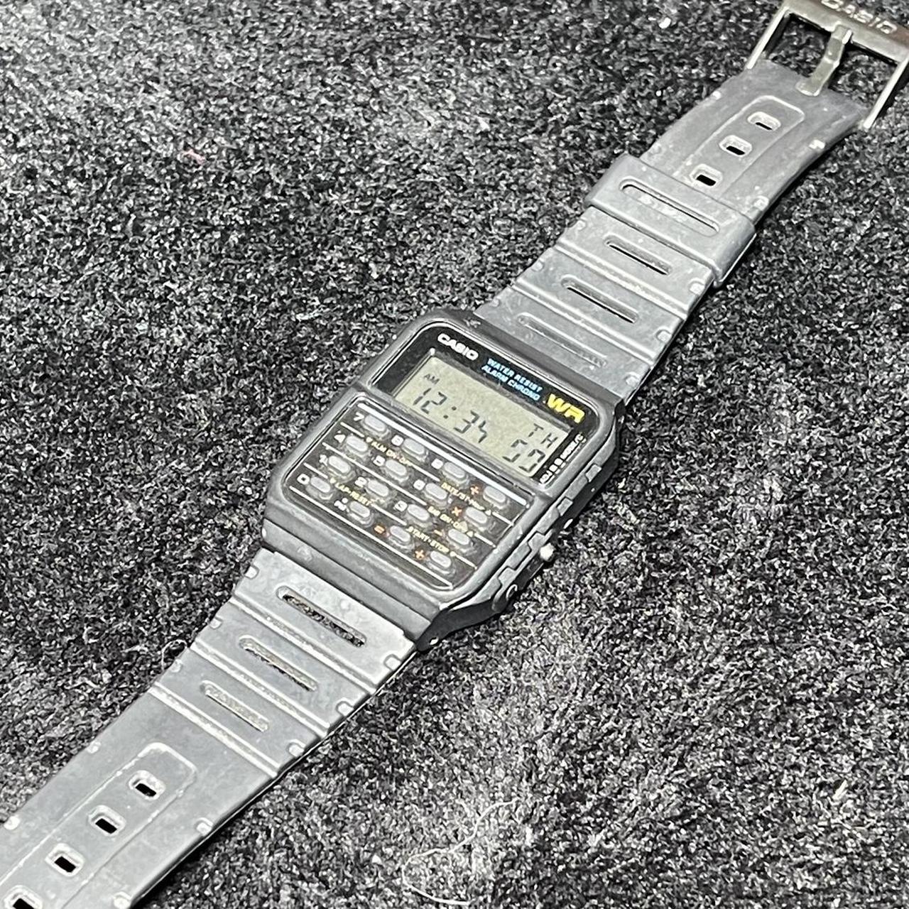 ⏰ retro black casio calculator watch 🧮 dm with... - Depop