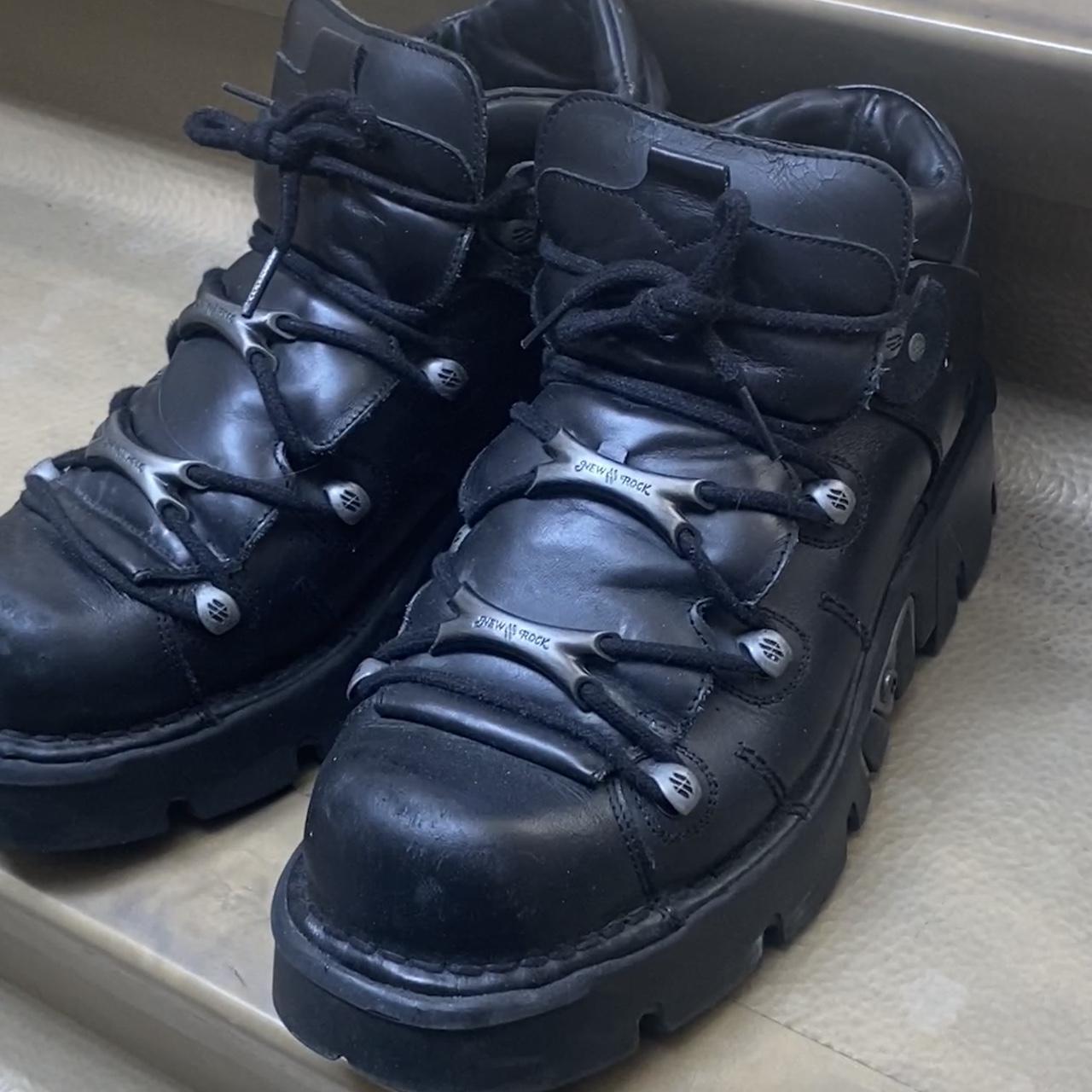 black new rocks - size 43-44 fits US size... - Depop