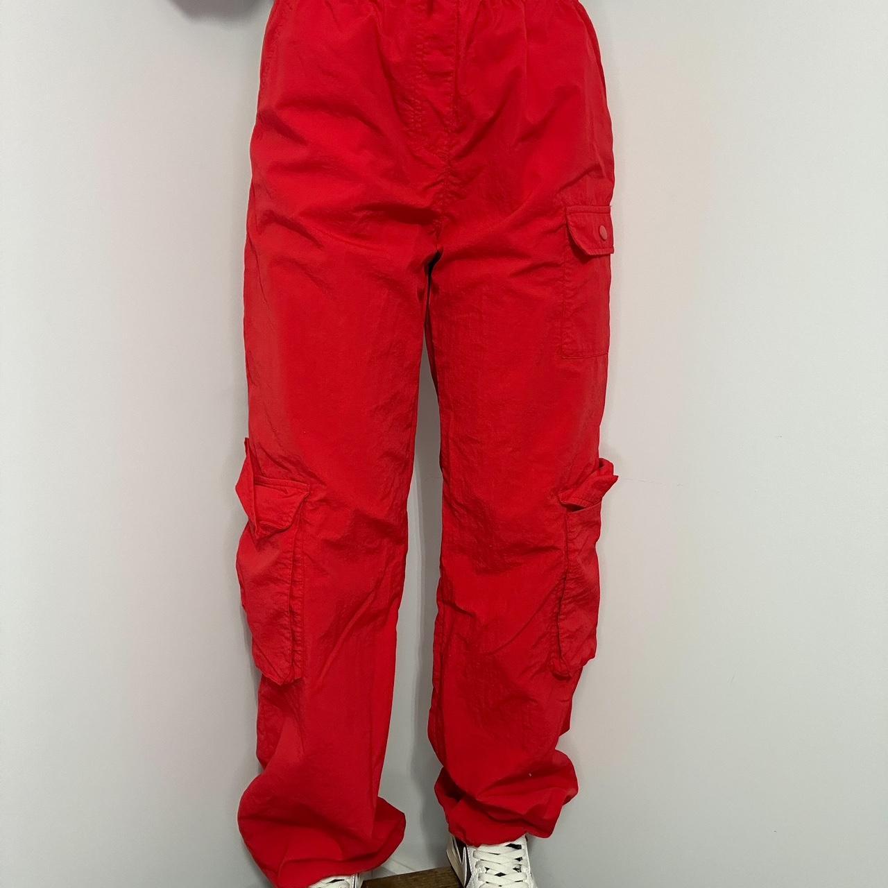 Red cargos #cargo #parachute - Depop