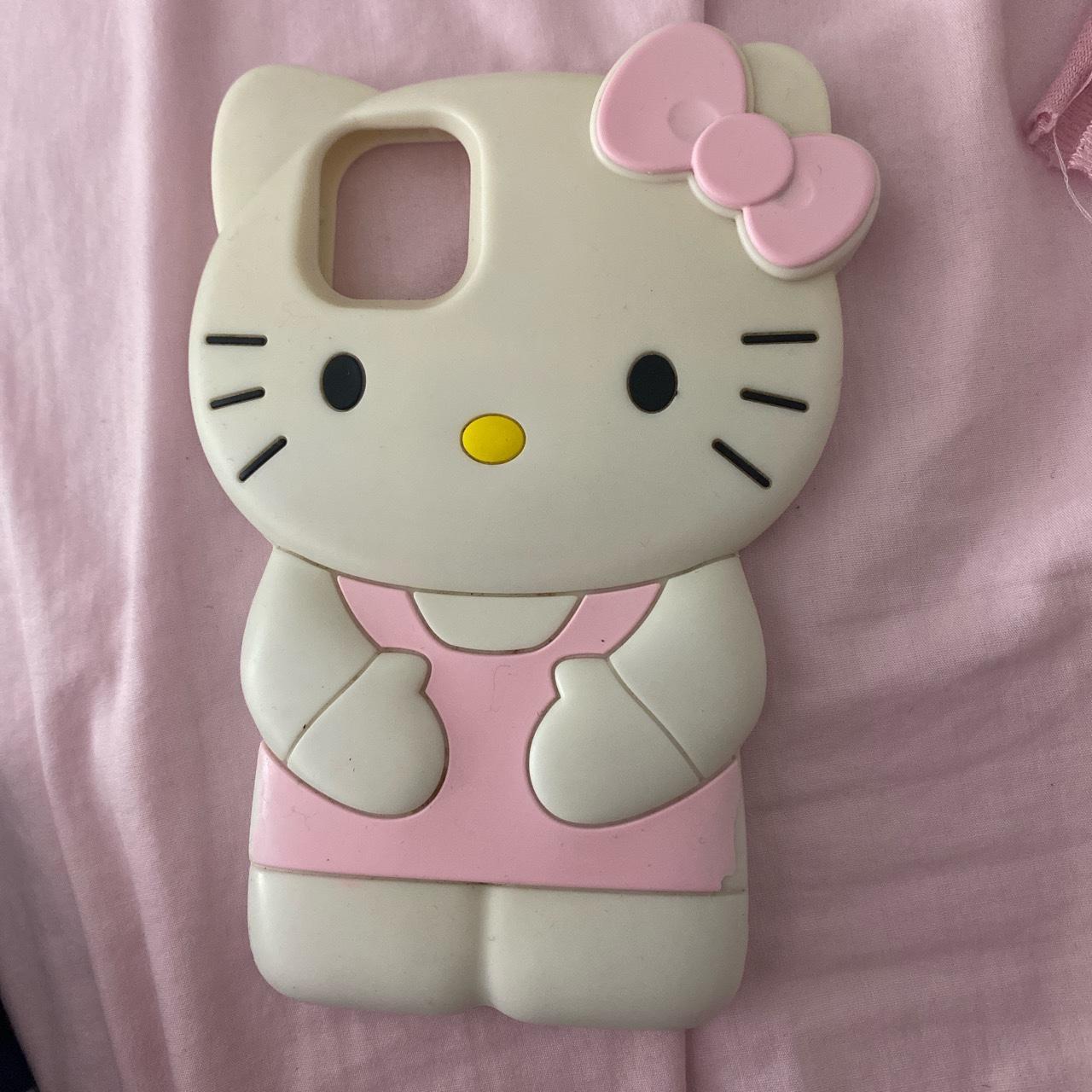 Pink Hello Kitty iphone 11 case (slightly used and... - Depop