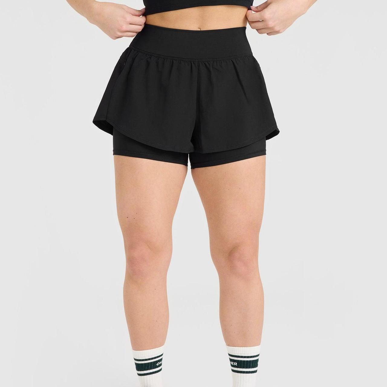 Oner Active Black unified double layer shorts Size... - Depop