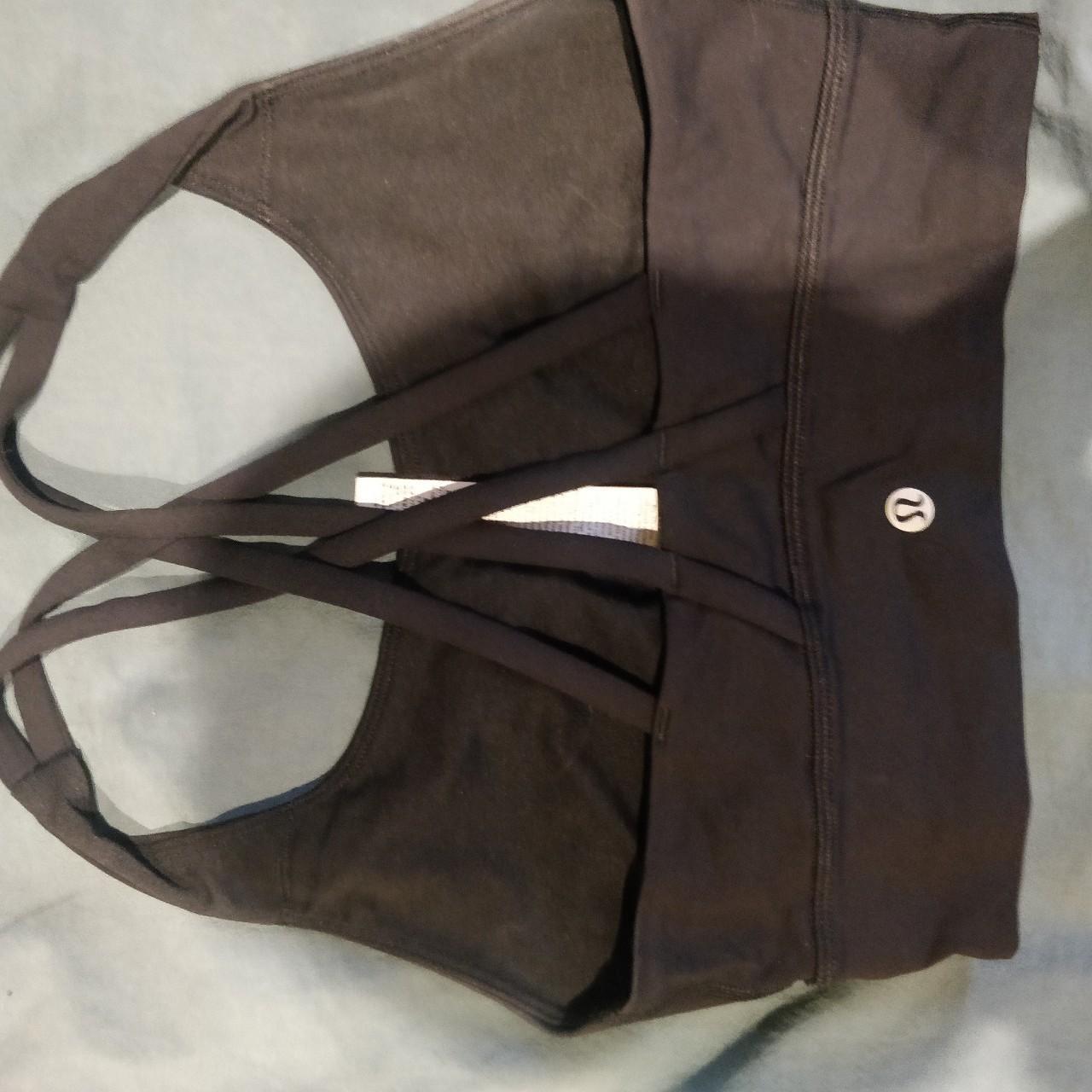 NEED GONE ASAP Black Lululemon Sports Bra Worn a... - Depop