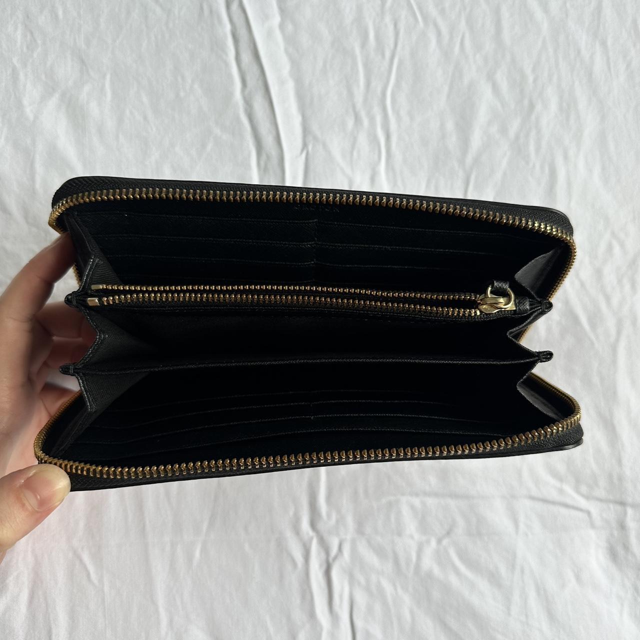 Black OROTON wallet - used but in great condition,... - Depop