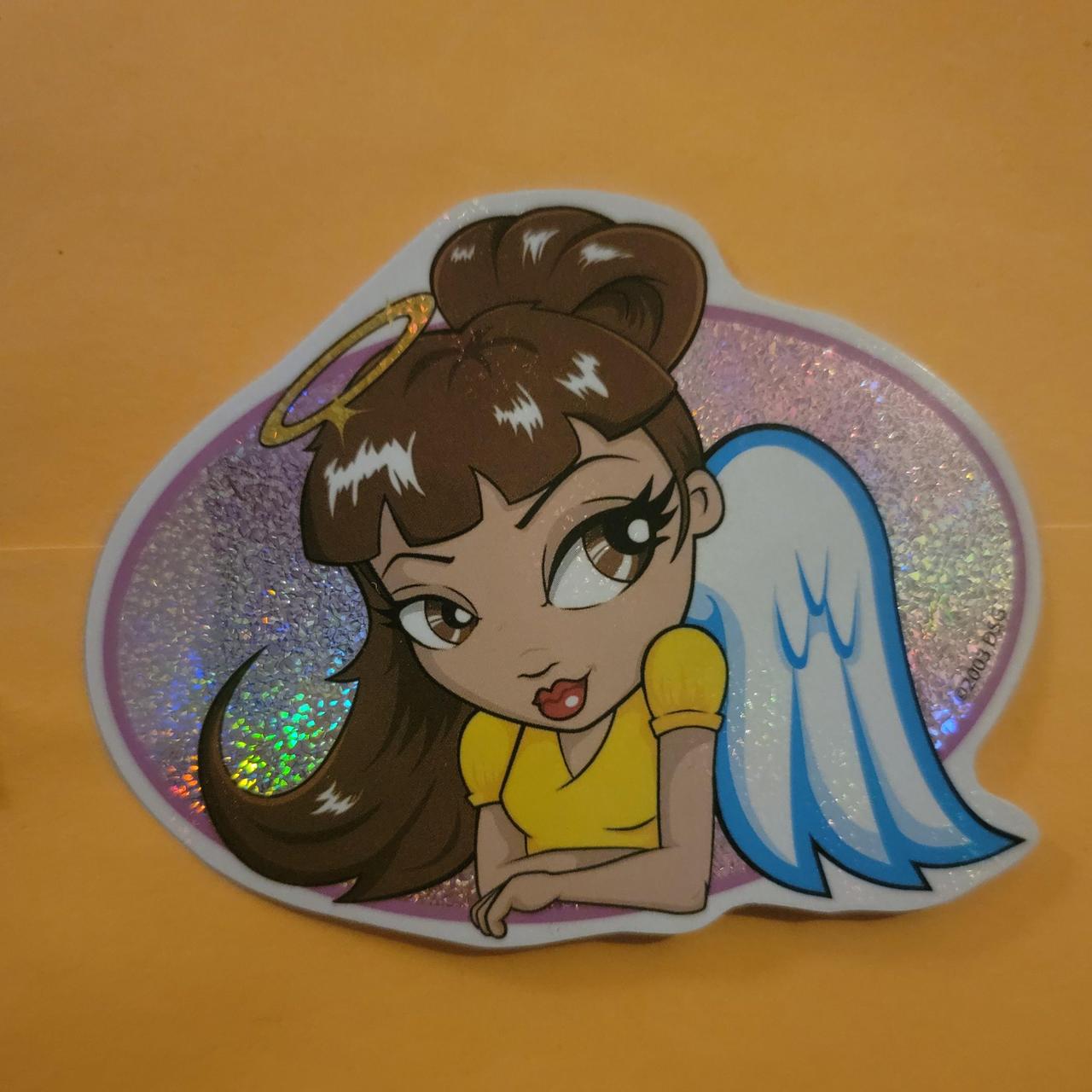 Angel face vending machine sticker #vtg#sticker #2k - Depop