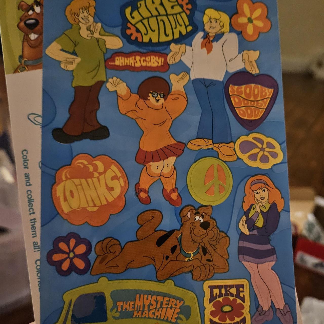 Scooby-Doo sticker sheet #vtg#scoobydoo#stickers - Depop