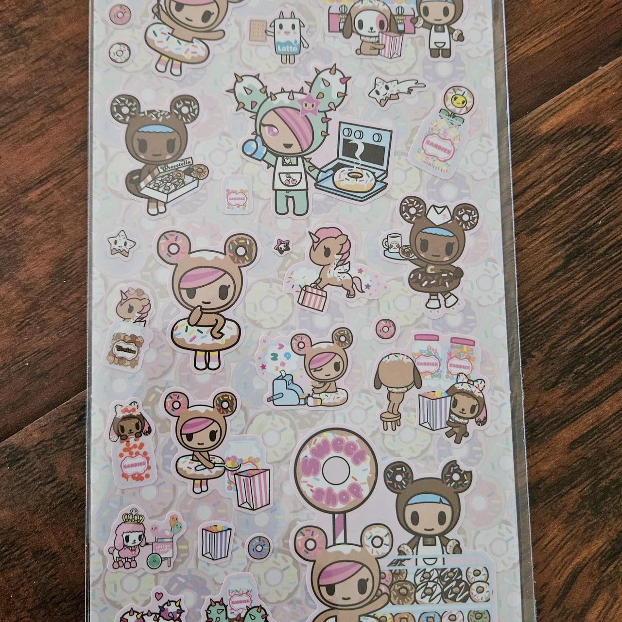 Cute tokidoki stickers #tokidoki#stickers#donuts - Depop