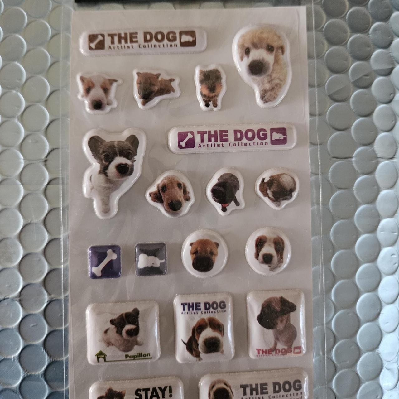 Vtg the dog stickers #thedog#vtg#stickers#dogs - Depop