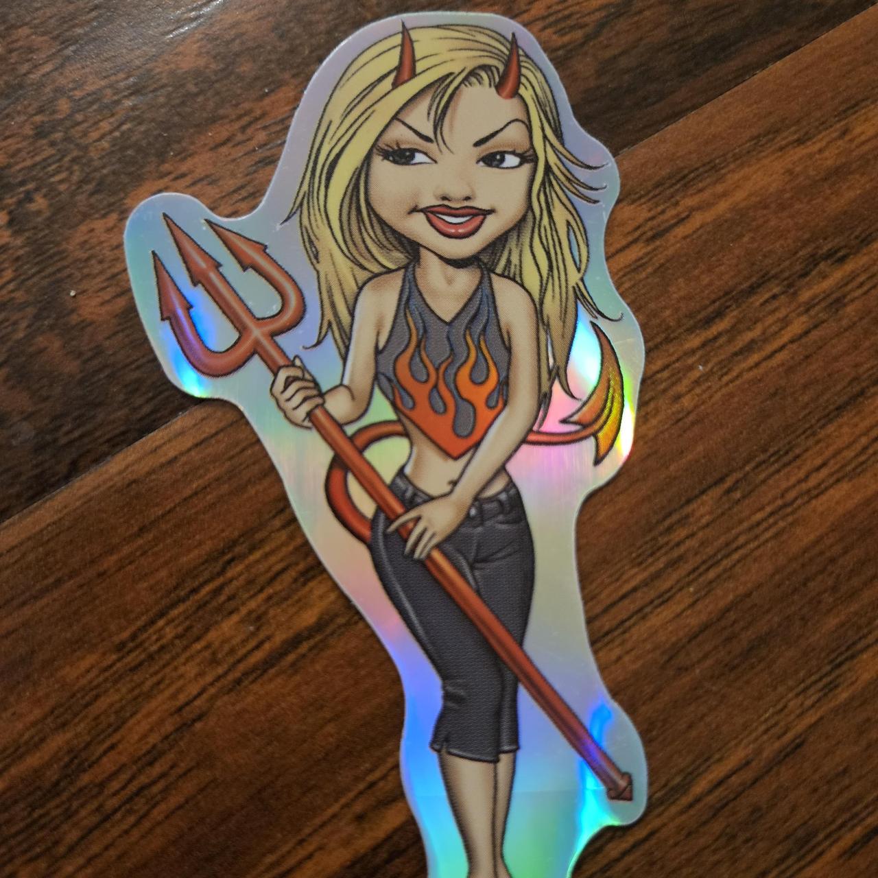 Vtg daredevil 2k sticker #vtg#stickers#vendingmachine - Depop