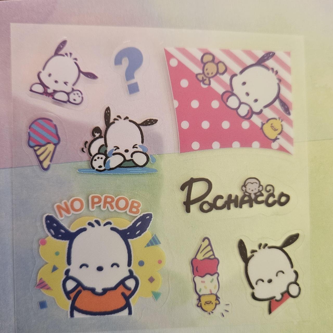 Pochacco stickers The background is see thru... - Depop