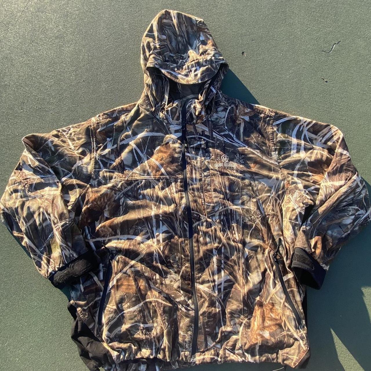 Game winner camo jacket Waterproof - Depop