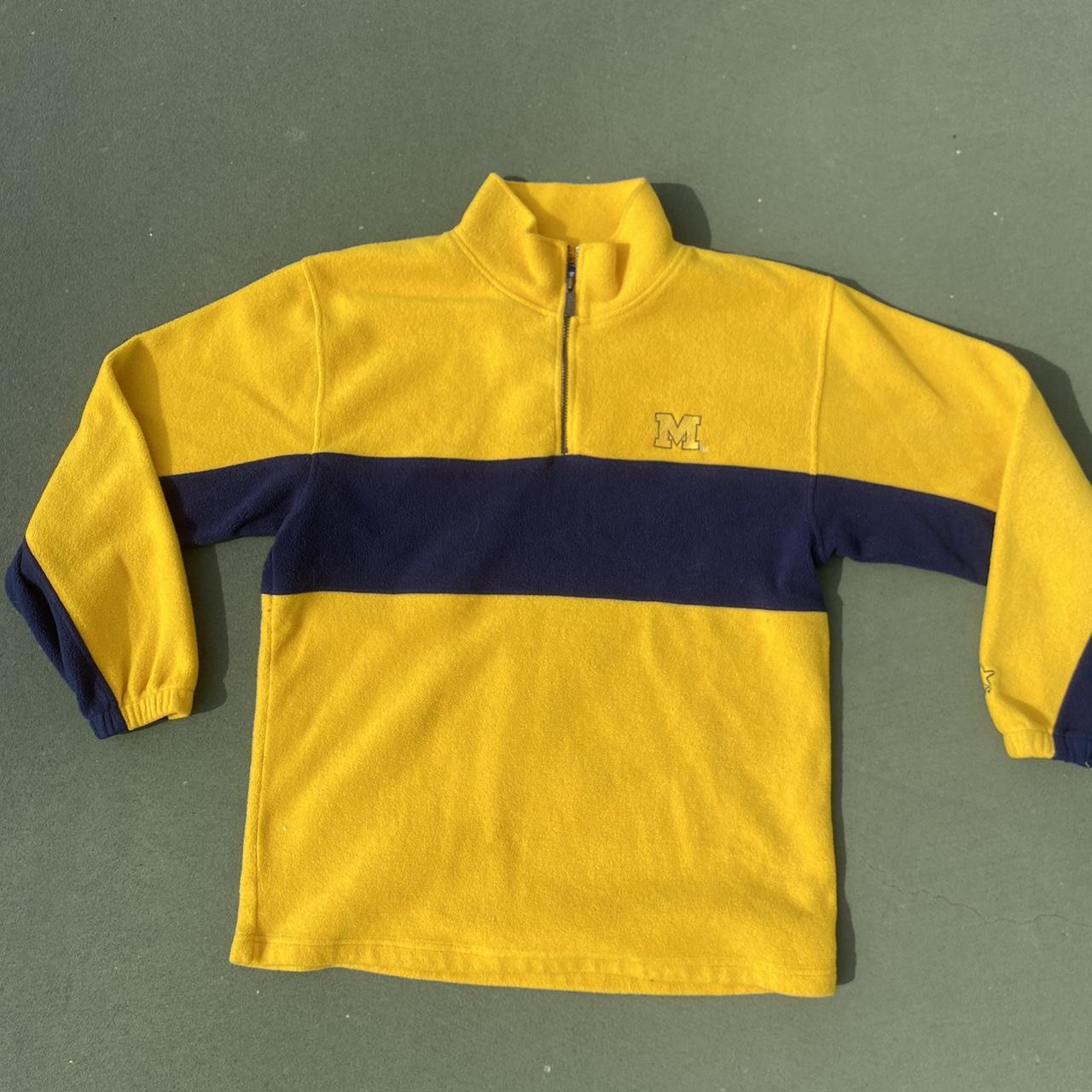 Michigan quarter zip starter jacket Large - Depop