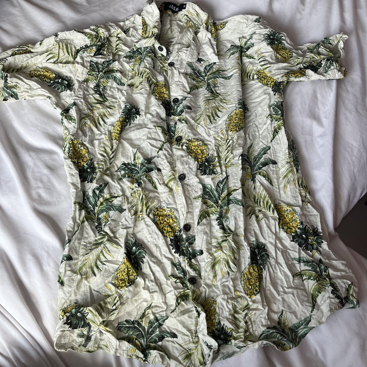 #pineapple #Hawaiian #shirt worn once and never again - Depop