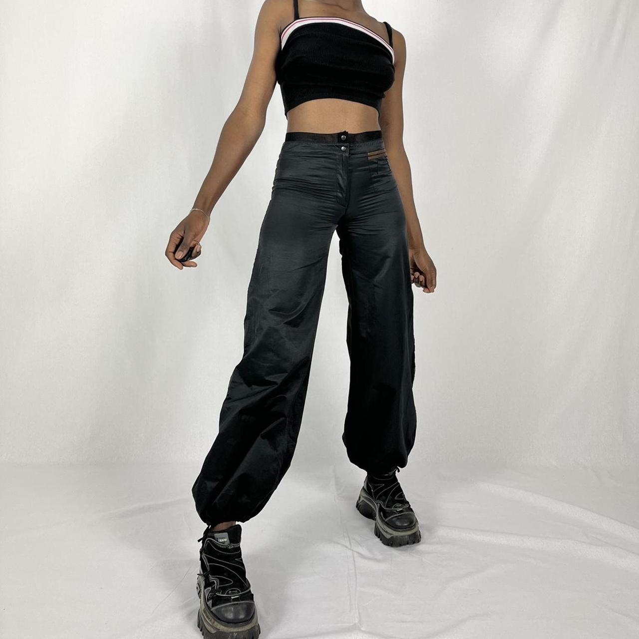 👽 Baggy black pants by Cop Copine, vintage. Mid... - Depop