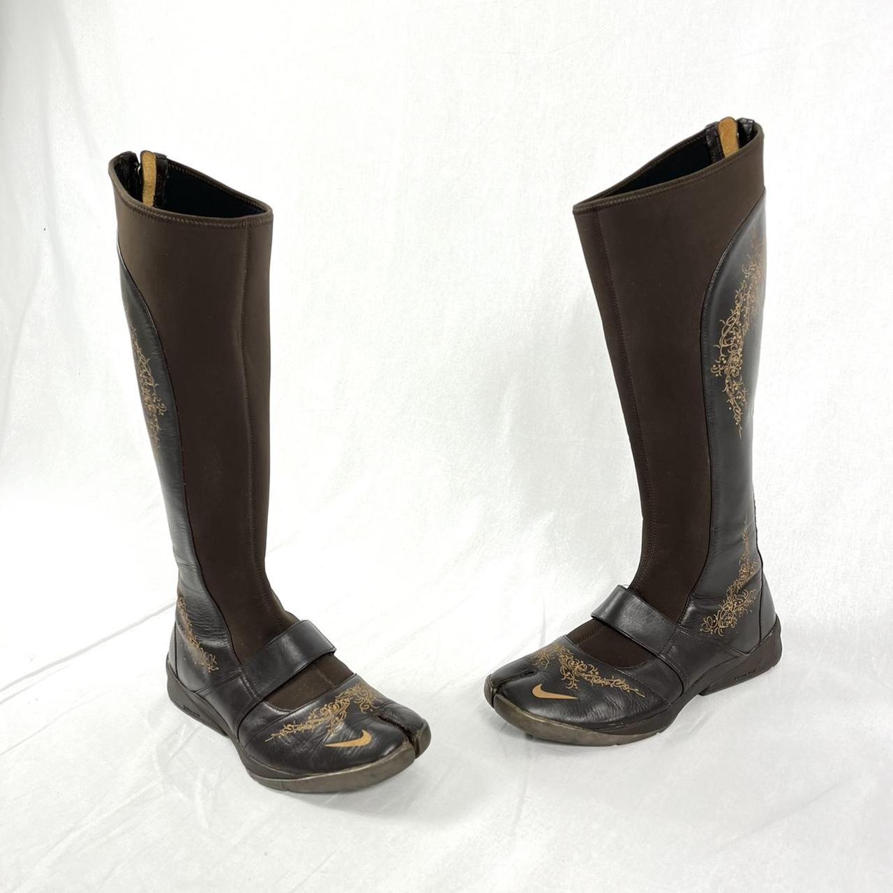 👽 Nike split toe tabi knee high boots, in... - Depop