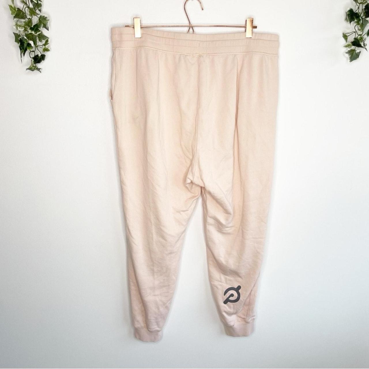 PELOTON Light Pink Graphic Sweatpants Joggers Size... | Depop