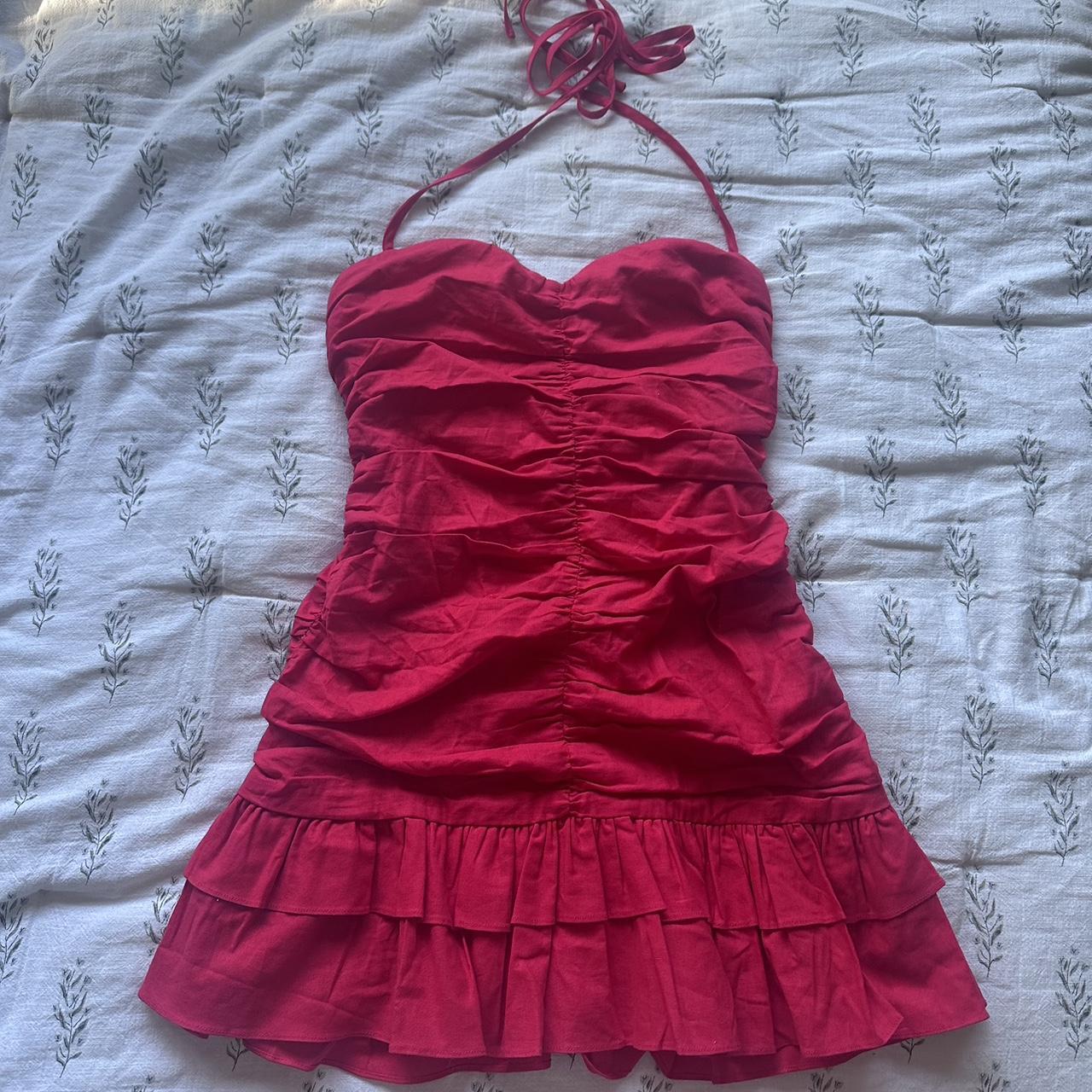 the prettiest little mini dress!! so cute reminds... - Depop