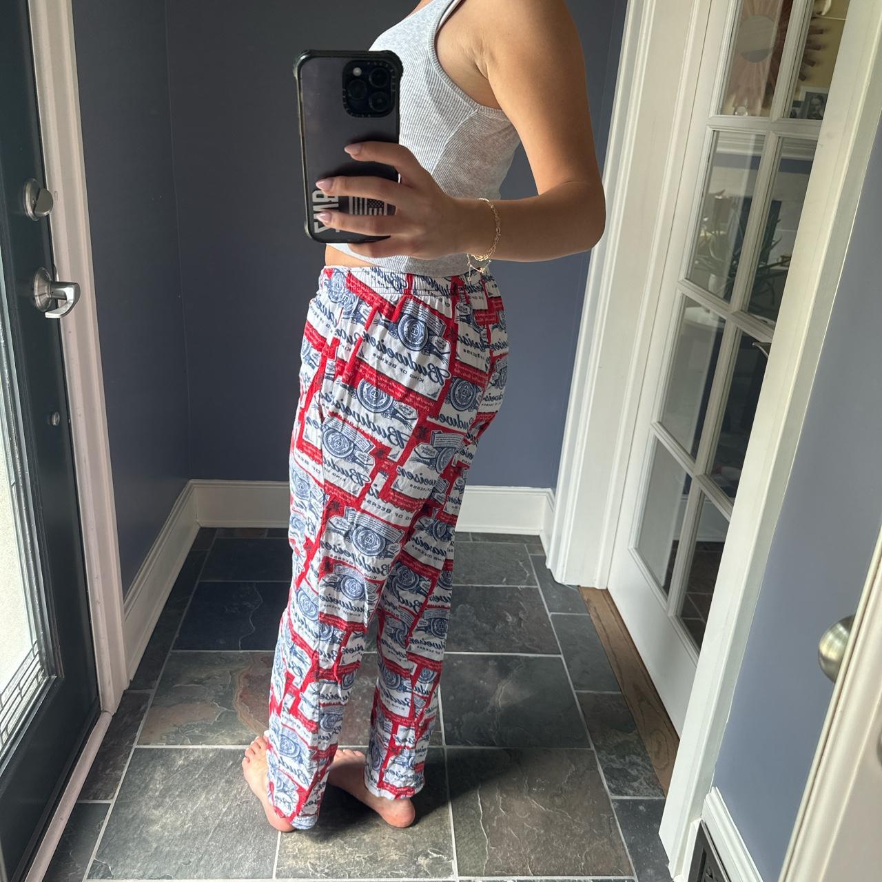 Budweiser pajama pants See pics for details Send... - Depop