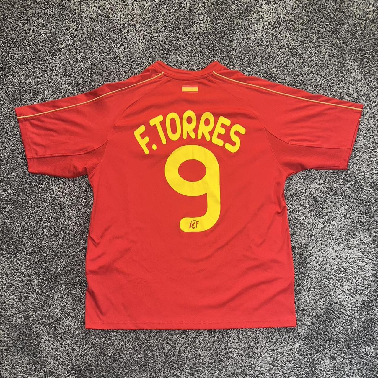F Torres number 9 Spain soccer jersey, size men’s... - Depop