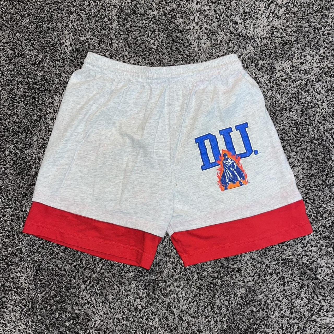 Vintage duke university blue devils cotton sweat... | Depop