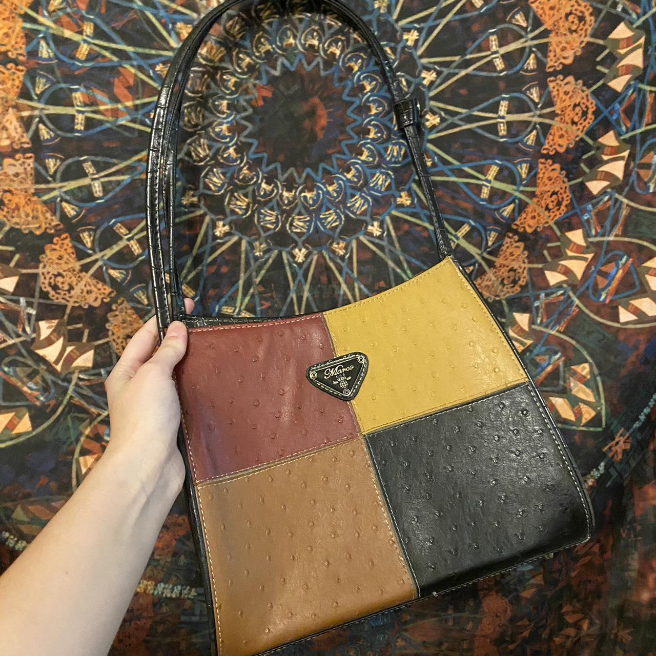 Cute Marco leather colorblock purse OFFERS... - Depop