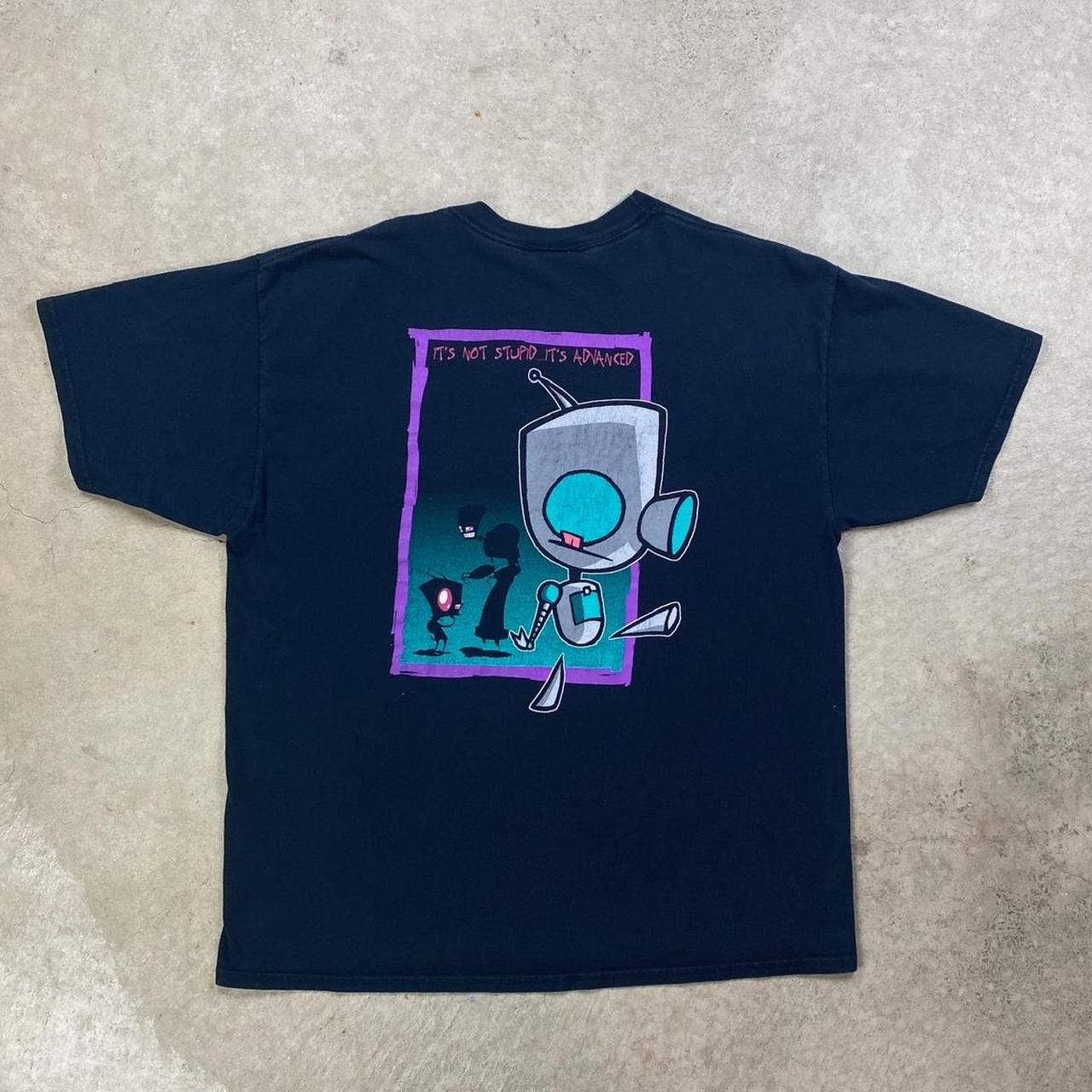 Vintage 2003 Nickelodeon Invader Zim Tee Shirt... - Depop