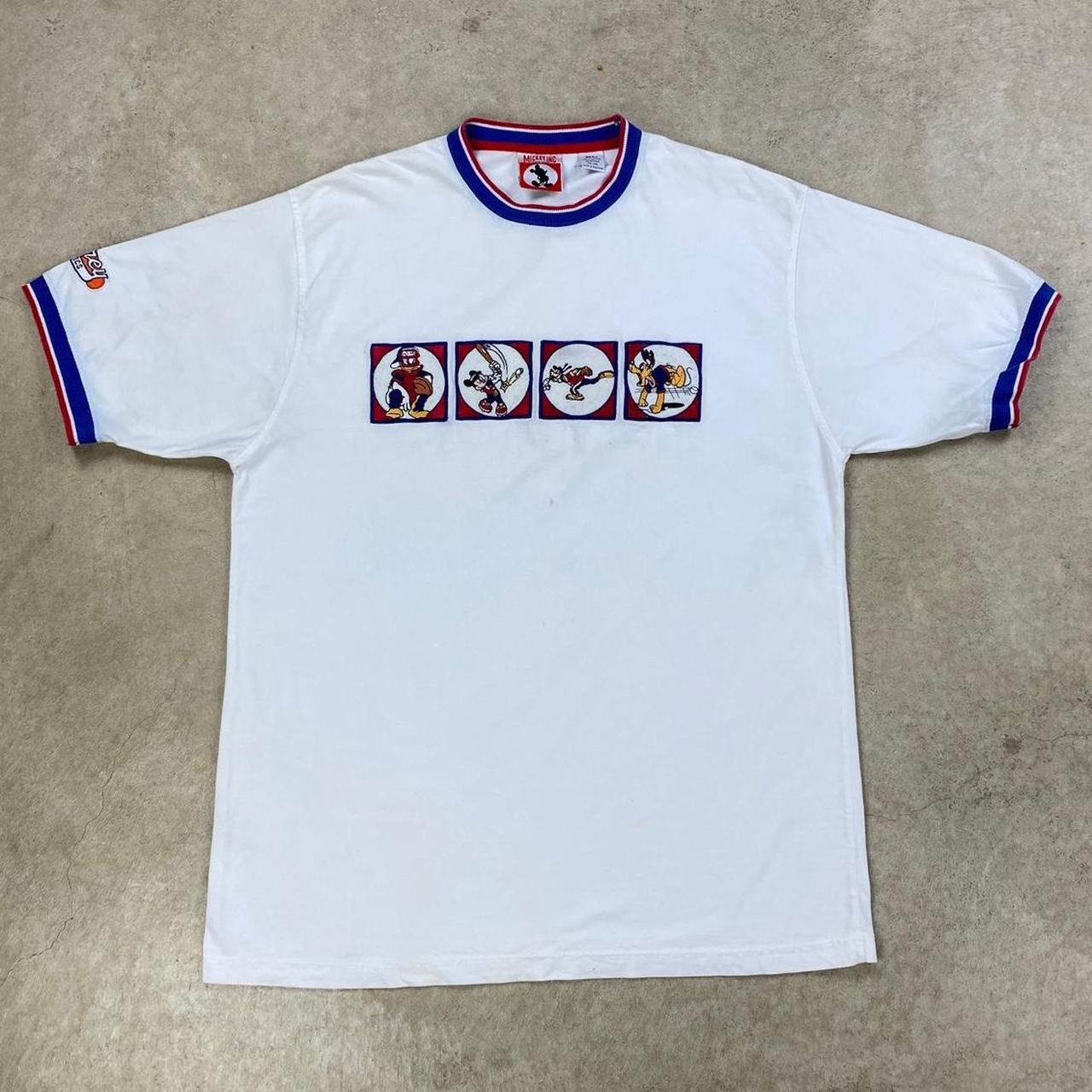 Vintage 90s Disney Baseball Ringer Tee Shirt Men’s... - Depop