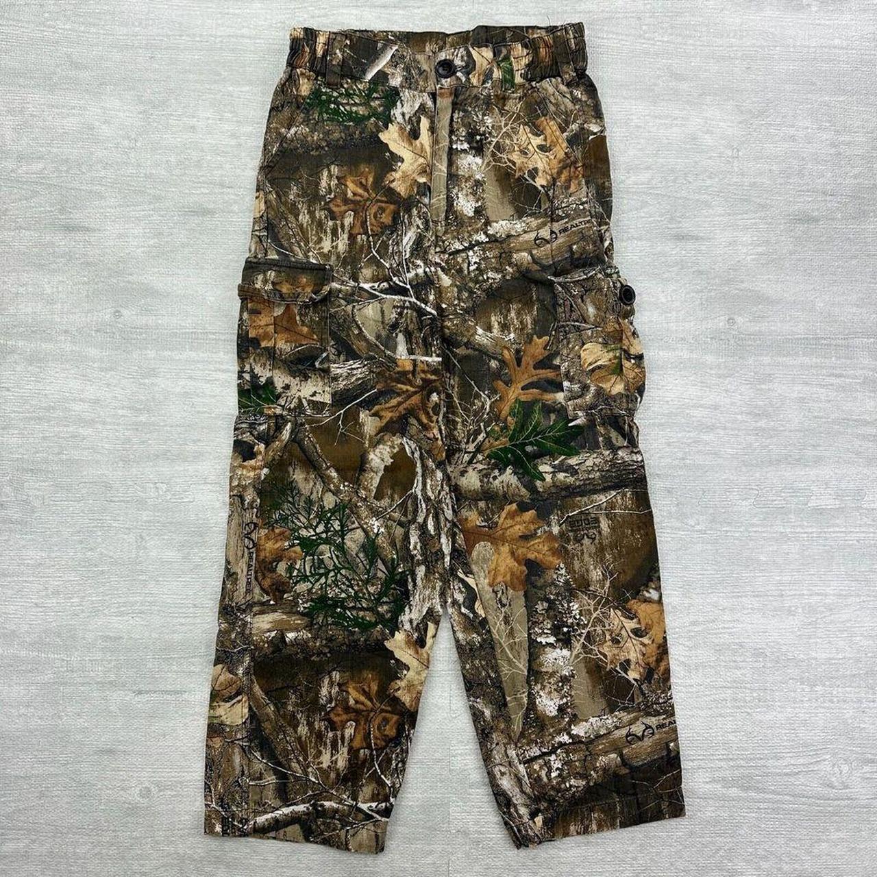 Habitat Camo Cargo Pants Youth Large Realtree... - Depop