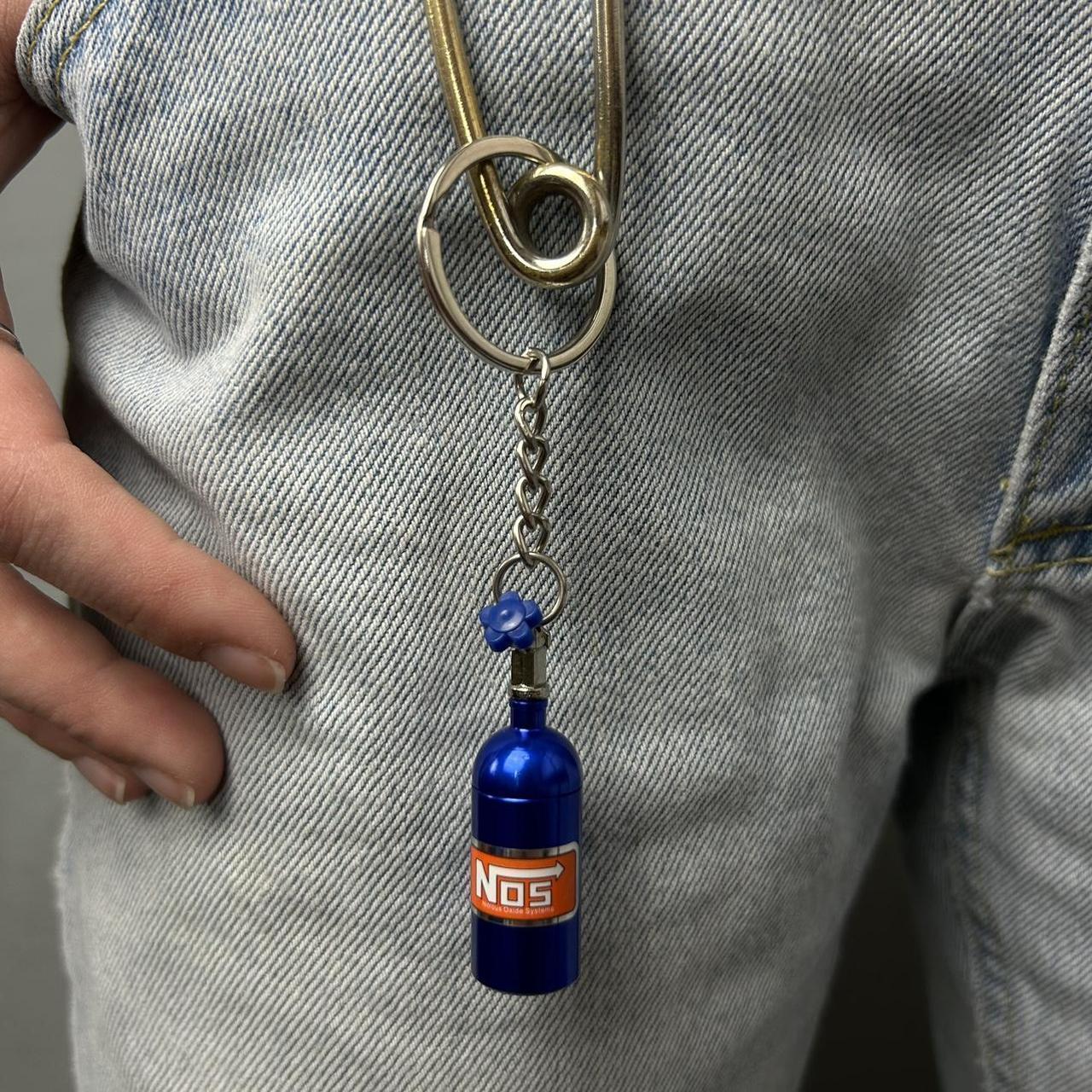 NOS Tank Keychain Nitrous Oxide Gear Head Car... | Depop