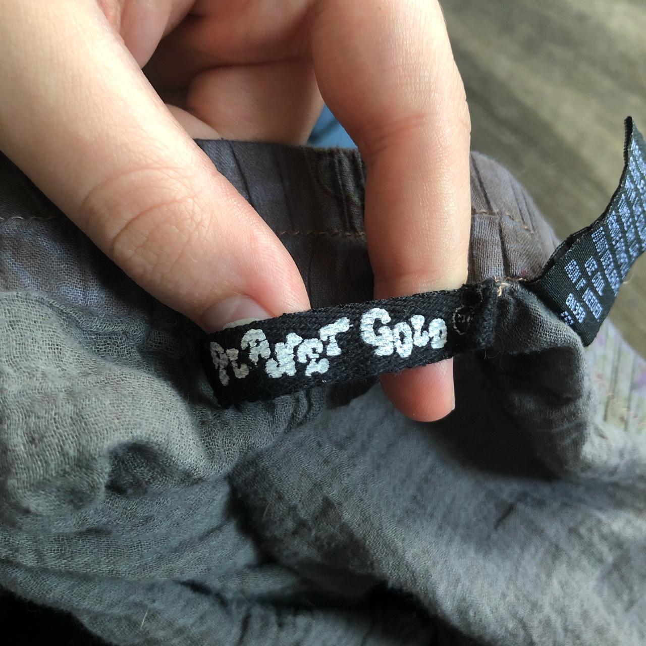 Planet Gold Multicolor Long Skirt A couple holes... - Depop