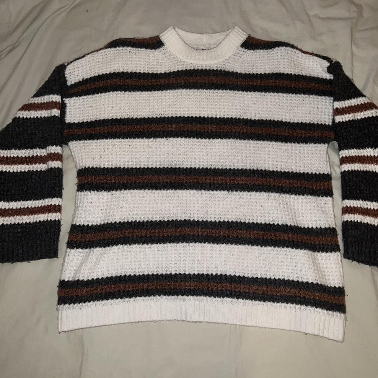 american eagle sweater stripes size xs slight pilling - Depop