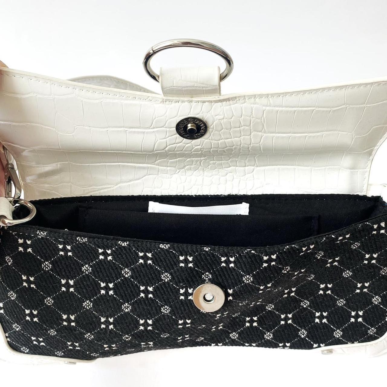 Supre black and white shoulder bag 🪩💫 • in excellent... - Depop