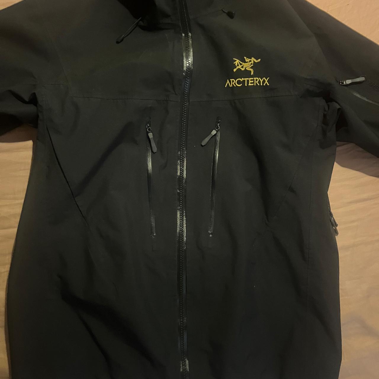 Arc'teryx Alpha SV "24k Gold". Heavy duty rainproof... - Depop